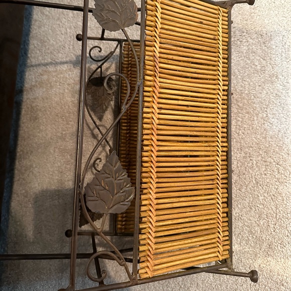 Pier 1 | Accents | Vintage Pier Imports Magazine Holder Metal And ...